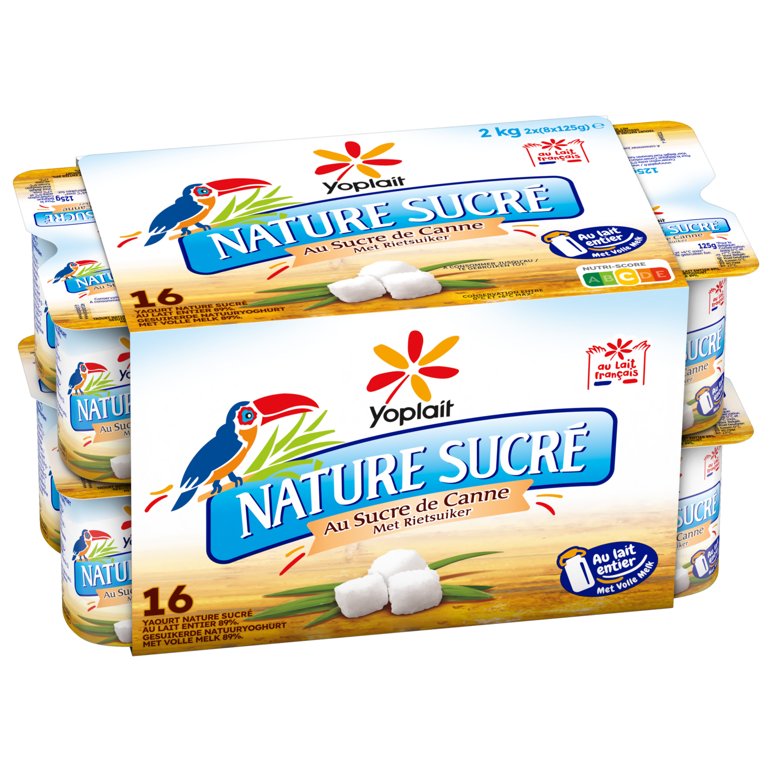 Yaourt nature au sucre de canne - Nature Sucré Yoplait
