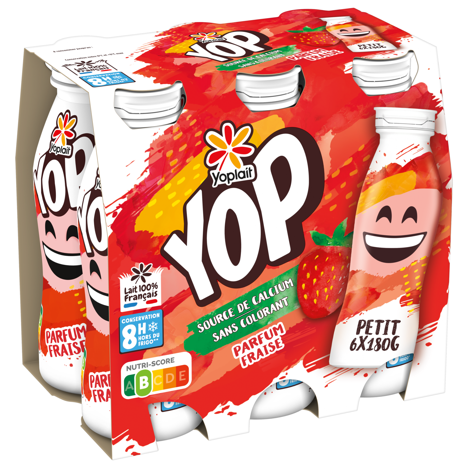 Yaourt à boire aux fruits format 180g — Yop de Yoplait