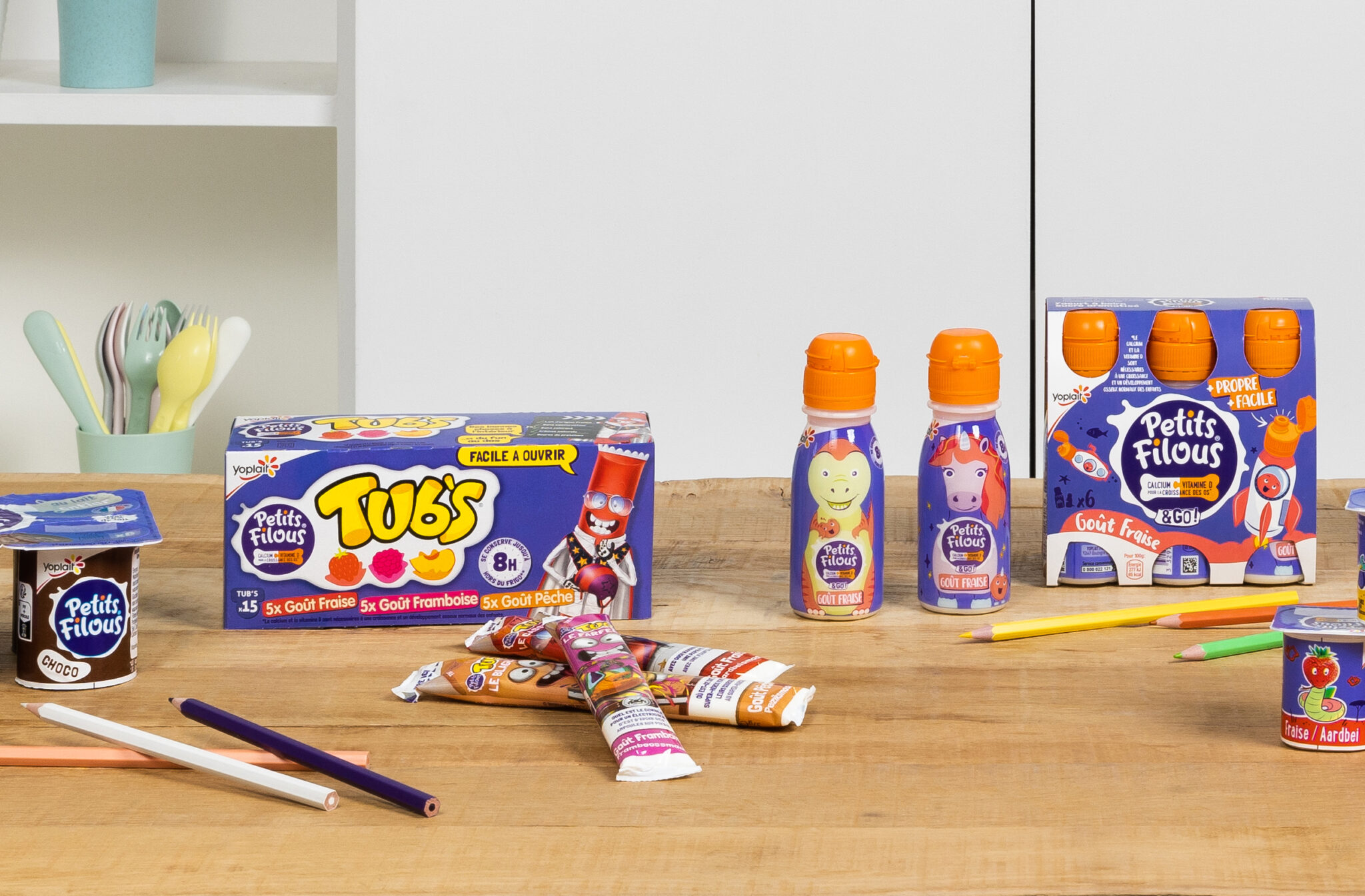 Yaourt Enfant sain et amusant — Petits Filous de Yoplait