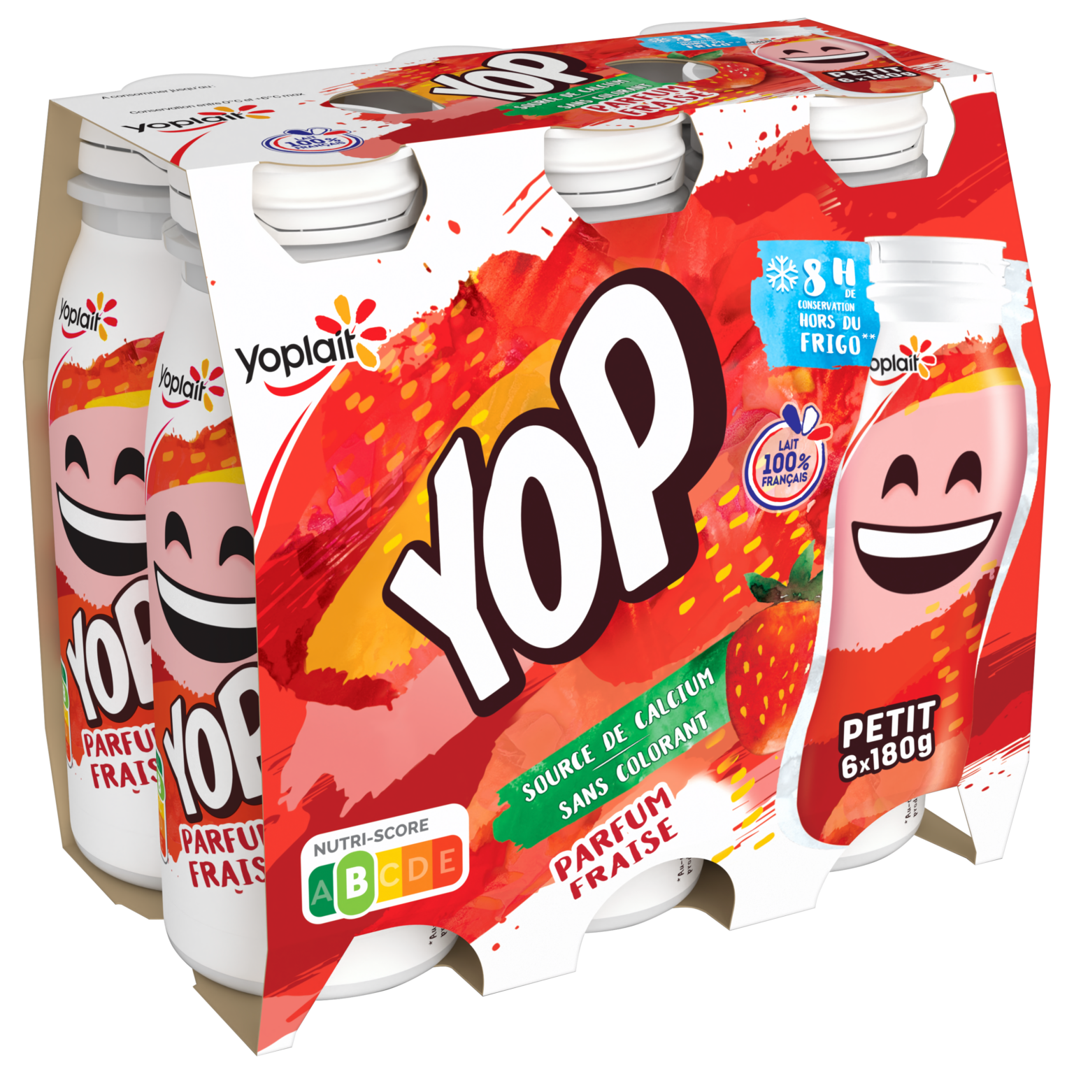 Yaourt à boire aux fruits format 180g — Yop de Yoplait