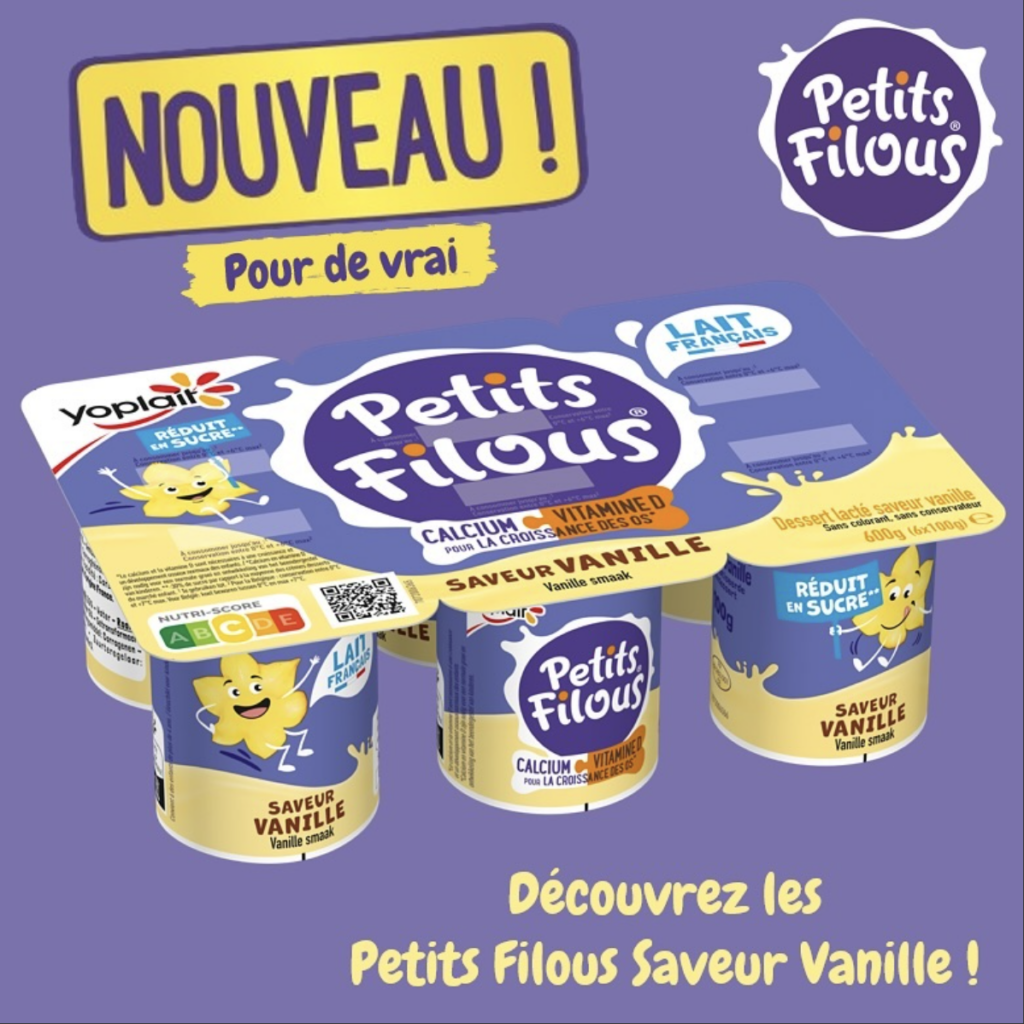 Yaourt Enfant sain et amusant — Petits Filous de Yoplait