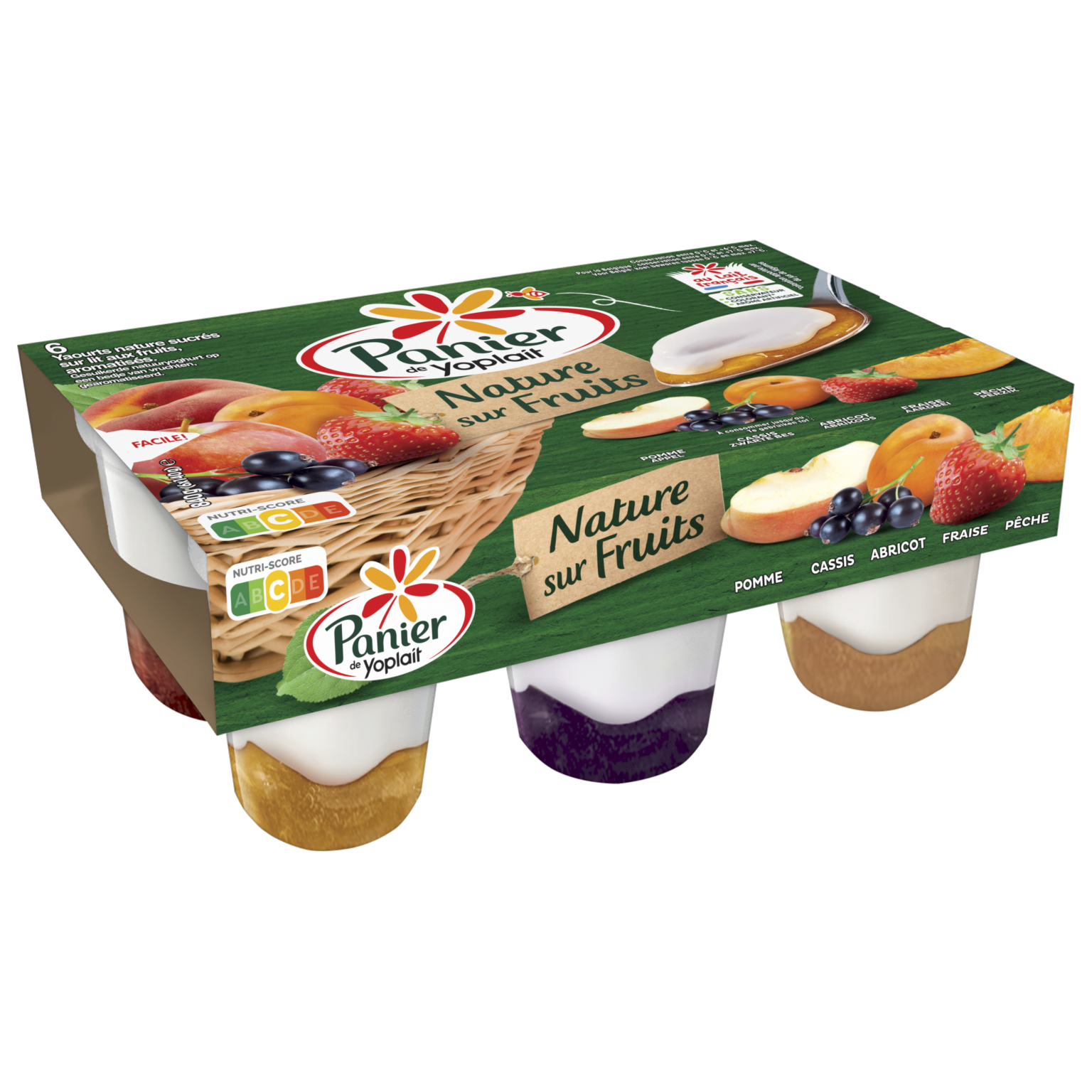 Yaourt aux fruits avec morceaux — Panier de Yoplait