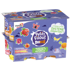 Yaourt aux fruits enrichi en calcium — Petits Filous Tub’s Yoplait